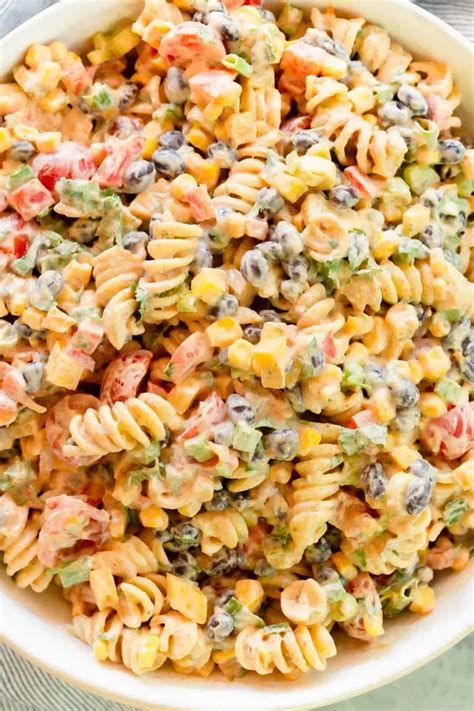 Southwestern Pasta Salad Greens And Chocolate Cold Pasta Salad