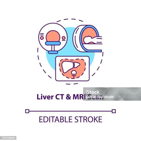 Ikon Konsep Pemindaian Ct Dan Mri Hati Ilustrasi Stok Unduh Gambar Sekarang Analisis
