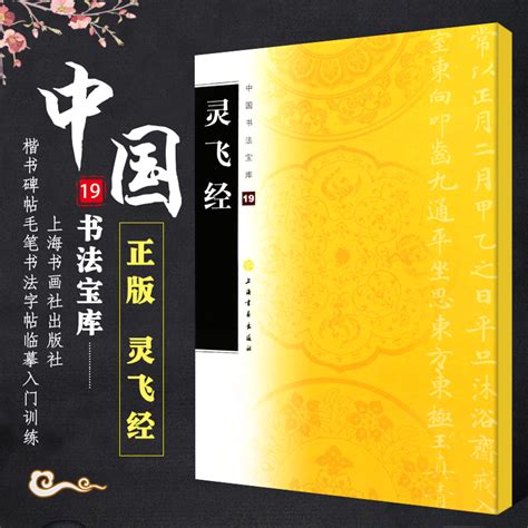 正版灵飞经中国书法宝库19楷书碑帖毛笔书法字帖临摹入门基础训练教程上海书画社楷书毛笔字帖碑帖书法培训班教材书虎窝淘