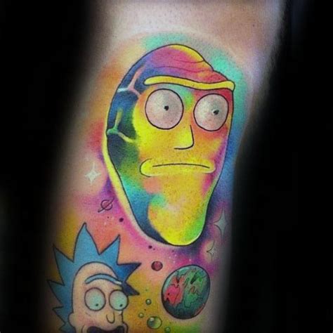 63 Epic Rick And Morty Tattoo Designs For Men
