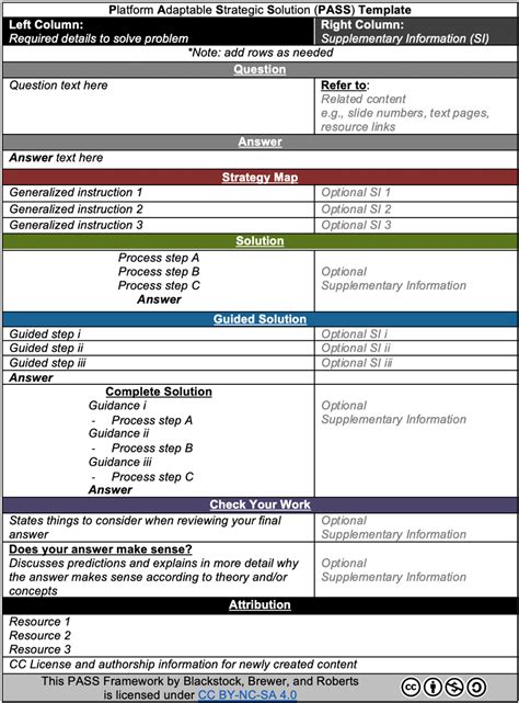 Introducing The Pass Framework And Its Implementation In First Year
