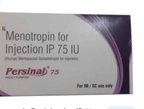 Persinal 75 Iu Injection At ₹ 784piece Repronex In Pune Id 2850528703897