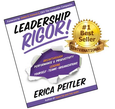 Leadership Rigor Book By Author Erica Peitler Erica Peitler