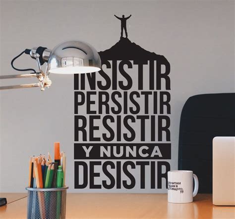 Vinilo De Texto Frases De Trabajo Con Los Que Motivarte A Ti O Tus