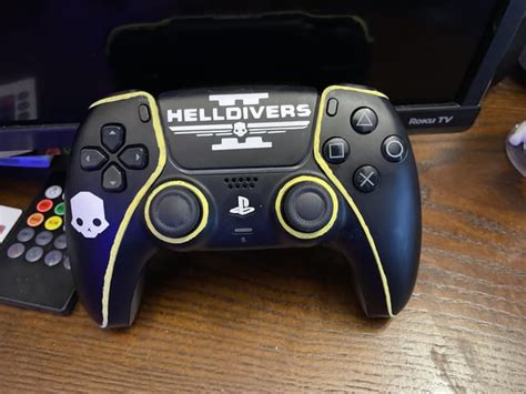 Customized My Dualsense Controller For Helldivers Ii R Playstation