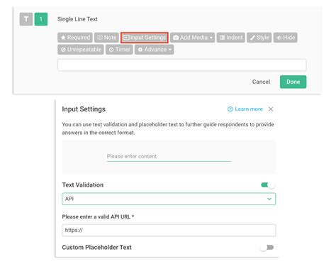 Api Text Validation｜surveycake Help Center