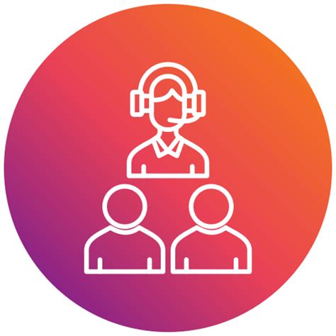 Supervisor Generic Gradient Fill Icon