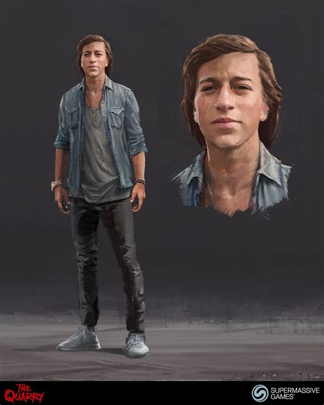 Supermassive Games The Quarry Art Blast Artstation Magazine Quarry Anime Faces Expressions