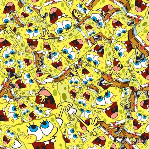 Spongebob Squarepants Collage Wallpapers Wallpaper Cave