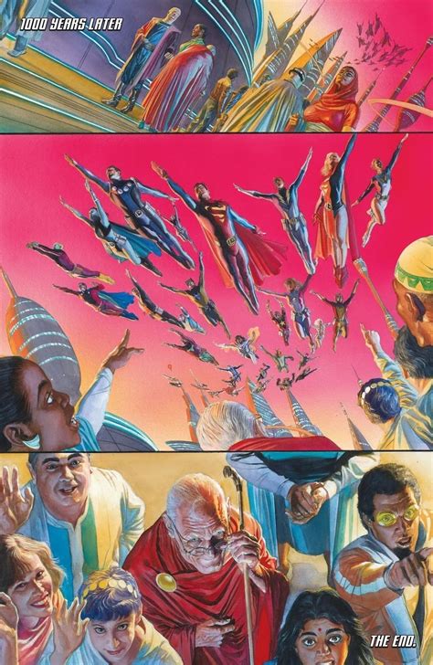 Jsa Kingdom Come Special Issue Art By Alex Ross 1000 Years In
