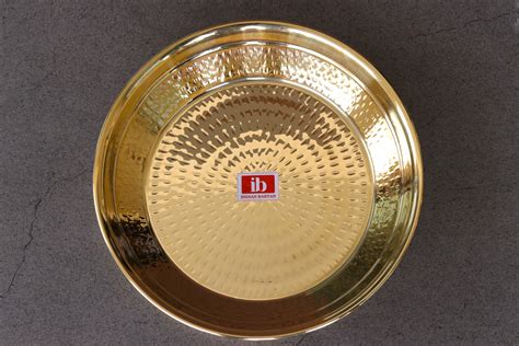 Buy Brass Paraat Round Brass Paraat Indianbartan Indian Bartan