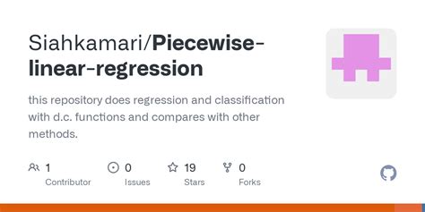 Github Siahkamaripiecewise Linear Regression This Repository Does Regression And