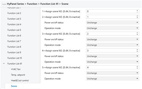 55 Parameter Setting Interface “function”