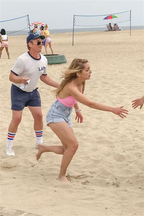 Chloe Bennet Filming Beach Scenes For Valley Girl Remake In La 05