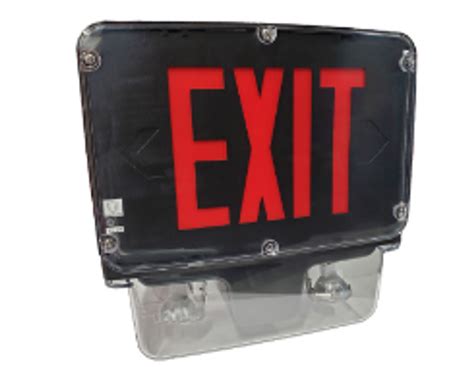 All Led Nema4xnsf Exit Sign And Emergency Combo Lighting Supply Outlet