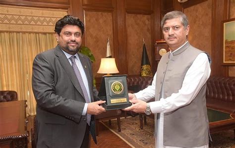 Governor Sindh Kamran Khan Tessori Presenting The Shield To The Newly