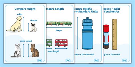 👉 Y1 Length And Height Definition Posters Teacher Made