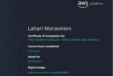 Dataanalytics Aws Certification Svecw Lahari Moravineni