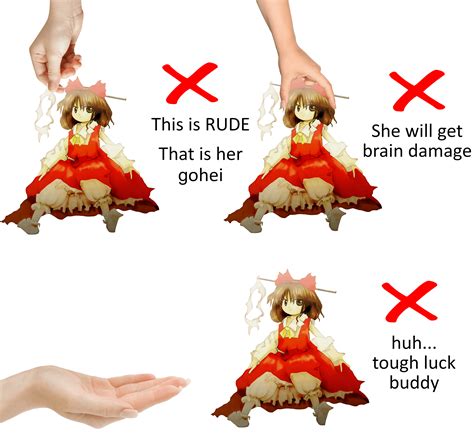 How To Pick Up Sitting Reimu R Touhou