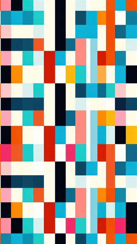 Bauhaus Grid Pattern Backgrounds Art Free Photo Illustration Rawpixel