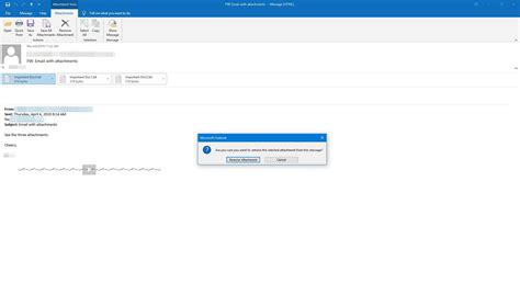 How To Remove Attachments From Messages In Outlook