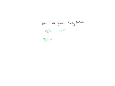 Solved Which Of The Following Correctly Ranks The Substances In Terms
