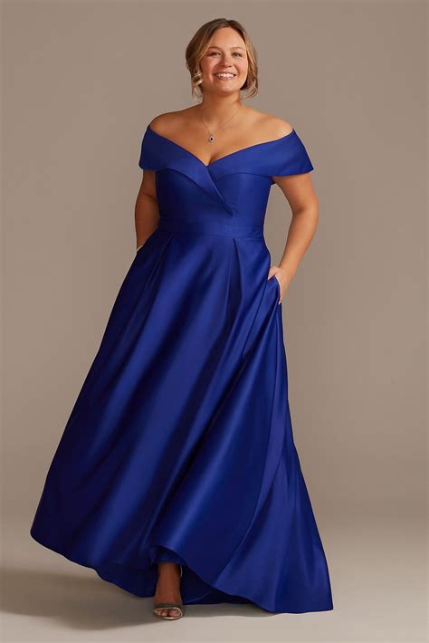 Sweetheart Off The Shoulder Satin Ball Gown Wbm2413w Wbm2413w 169