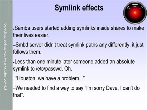 Fixing A Mess Symlinks And Security Ppt Download