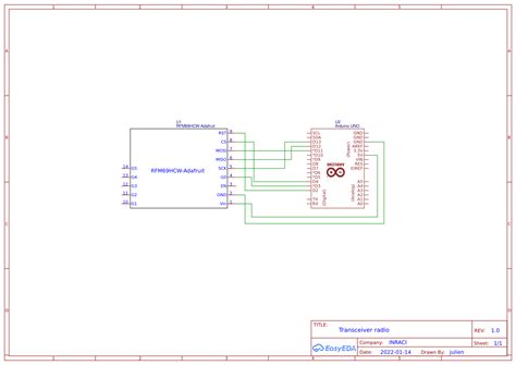 Transceiver Radio EasyEDA Open Source Hardware Lab