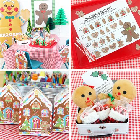 Gingerbread Man Classroom Party Fun365