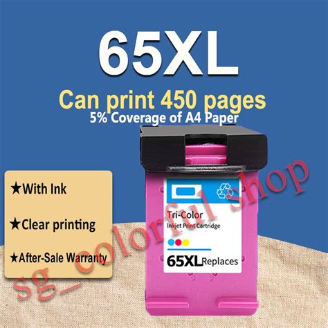 Compatible Hp 65 Ink Hp 65xl Black Hp65xl Ink Cartridge Refillable For