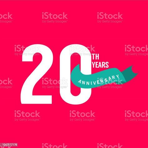 20 년 주년 벡터 템플릿 디자인 일러스트 레이 션 축하에 대한 스톡 벡터 아트 및 기타 이미지 축하 0명 20 Istock