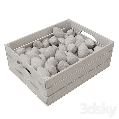 Sweet Potato Crates 02 Food And Drinks 3d Model