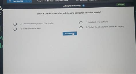 Solved Task 20 ﻿of 50assignment Module 3 ﻿computer