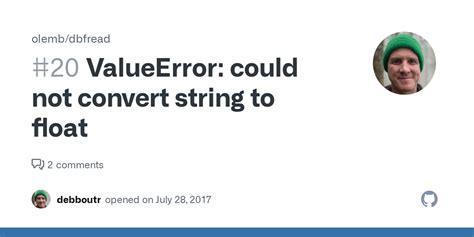 valueerror could not convert string to float · issue 20 · olemb