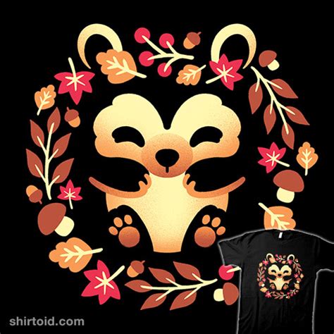 Cute Autumn Hedgehog Shirtoid