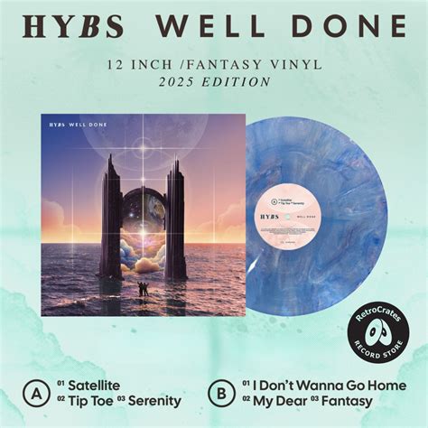 Hybs Well Done 2025 Ltd Edn Blue Fantasy Vinyl Lp Retrocrates