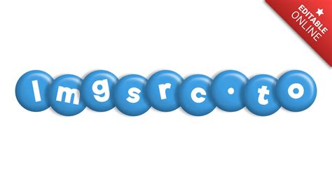 Imgsrc To Style On Blue Candies Text Effect Generator