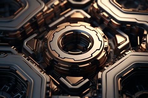 Engineering Elements Pattern In Industrial Tones O 00201 03 Premium