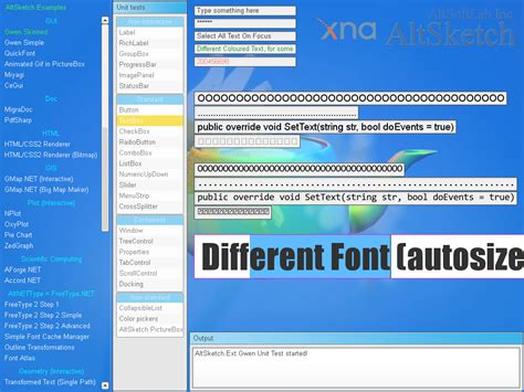 altsketch vector graphics library c freetype port gui vector