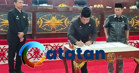 Pemkab Murung Raya Tandatangani Persetujuan Bersama Dprd Rpjpd 2025