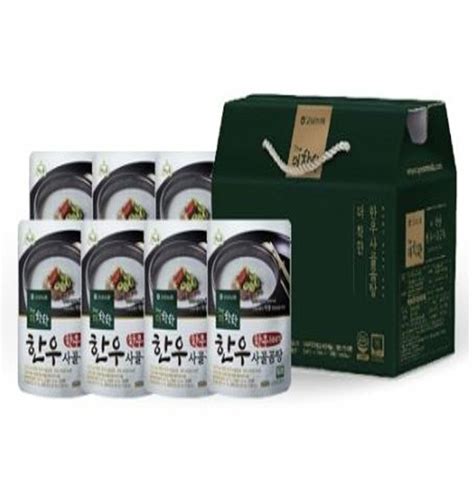 착한들 고삼농협 더착한 한우사골곰탕 선물세트 3호 300ml 8팩 티몬
