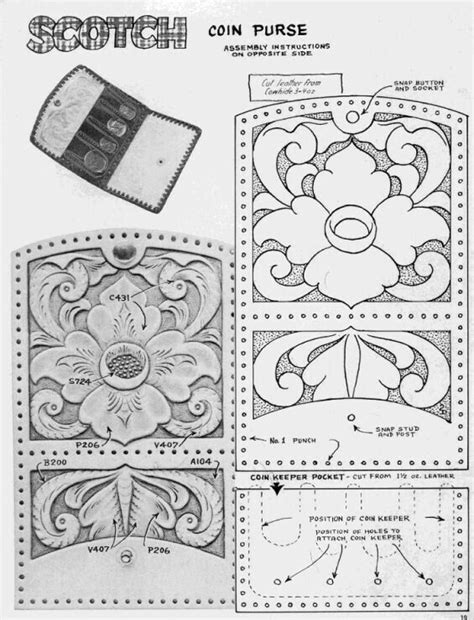 Leather Tooling Patterns For Diy Projects