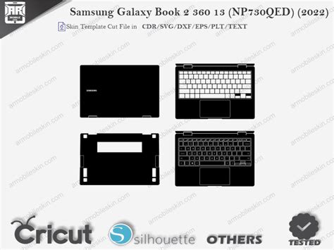 Samsung Galaxy Book Flex NP930QCG Skin Template Vector ARMOBILESKIN