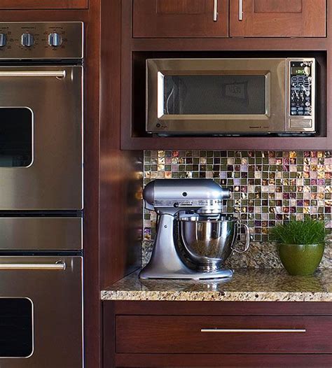 How To Integrate A Microwave Better Homes And Gardens