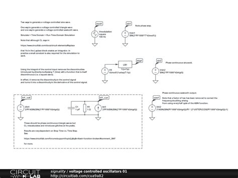how about an oscillator part circuitlab feature requests circuitlab