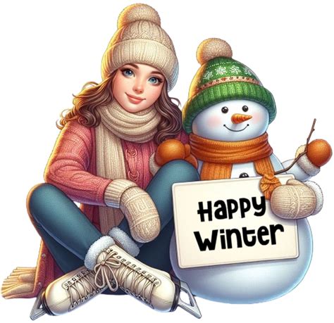 Photo WinterGirl Sign3AImadeByLoriM12 23 Wntr Clip Art N AI Album