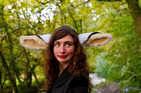 Cow Costume Ear Headband And Tail Set Realistic Cow Ears Etsy