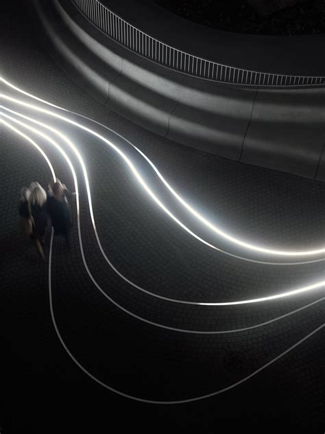 Void Installs Rippling Rivers Of Light In Oslo Neighbourhood