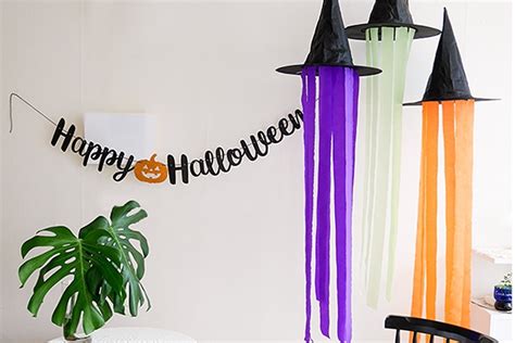 파티·이벤트용품 할로윈 유령 마녀모자 세트 알파벳 가랜드 오늘의집 쇼핑